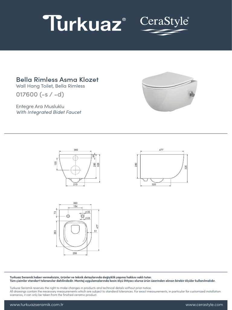 Bella Rimless Asma Klozet | PDF