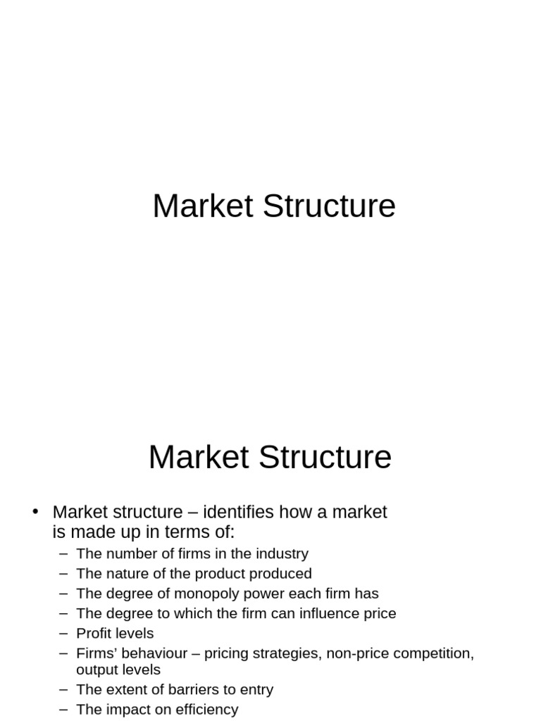 UNIT 4 Marketstructure | PDF | Monopoly | Oligopoly