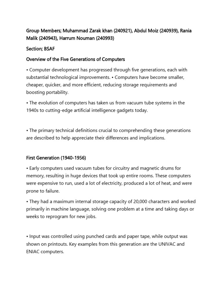 Ict Group Assignment | PDF | Integrated Circuit | Personal Computers