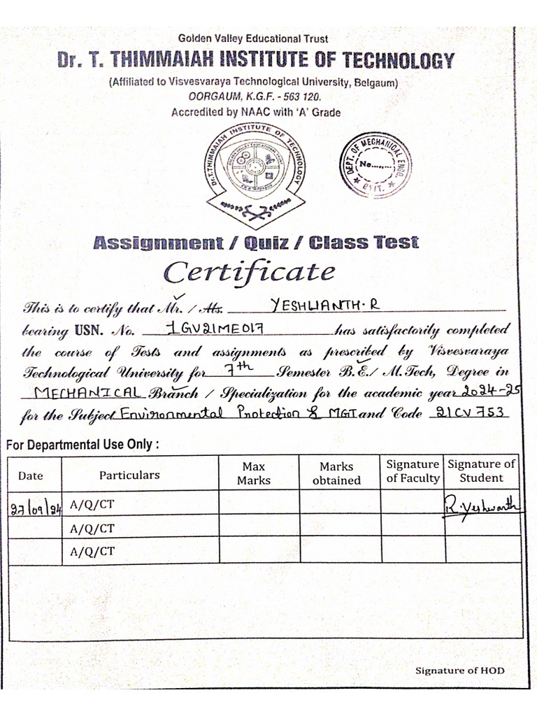 EVs Assignment 1 | PDF