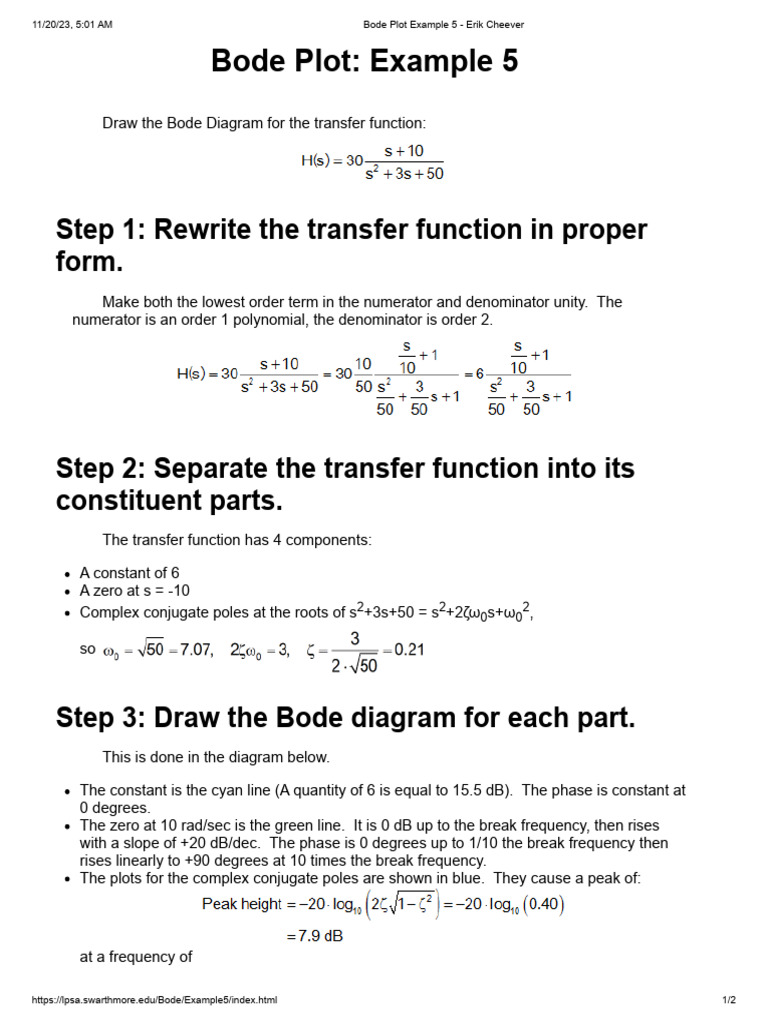 Complex Conjugate Poles | PDF | Teaching Methods & Materials ...