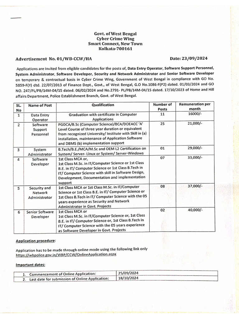 CCW Notification | PDF