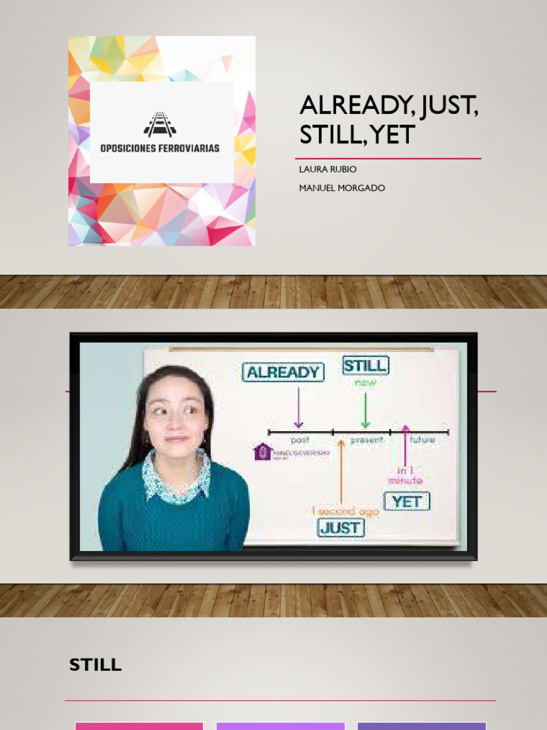Already, Yet, Still, Just | PDF