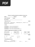 MATEMATIKA 3 Modele Testesh Sipas 3-Mujorëve | PDF