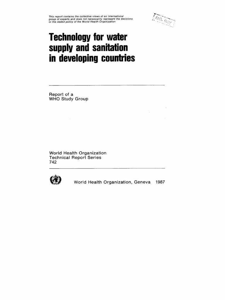 WHO 1987 Technology | PDF