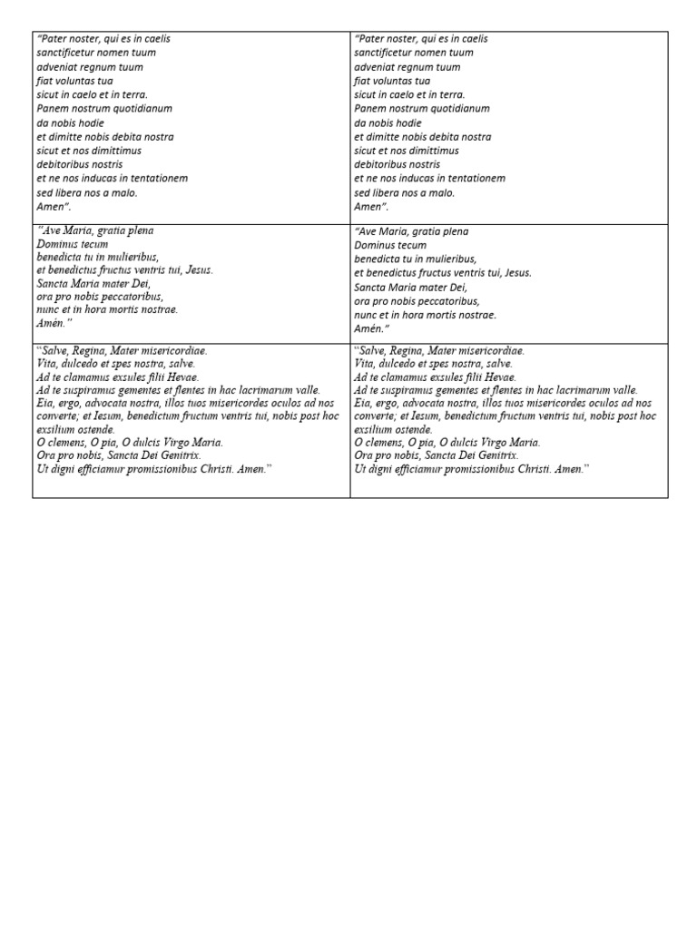 Pater Noster | PDF