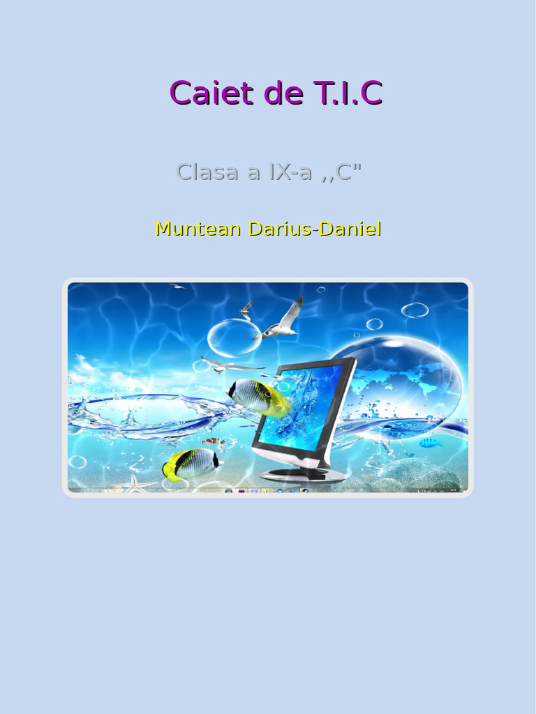 Caiet de Tic Muntean-Darius-Daniel Microsoft Word | PDF