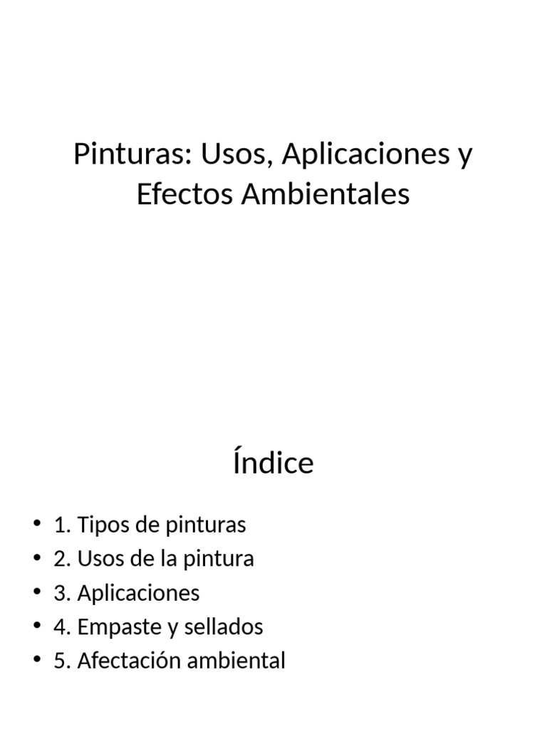 Presentación Pinturas | PDF