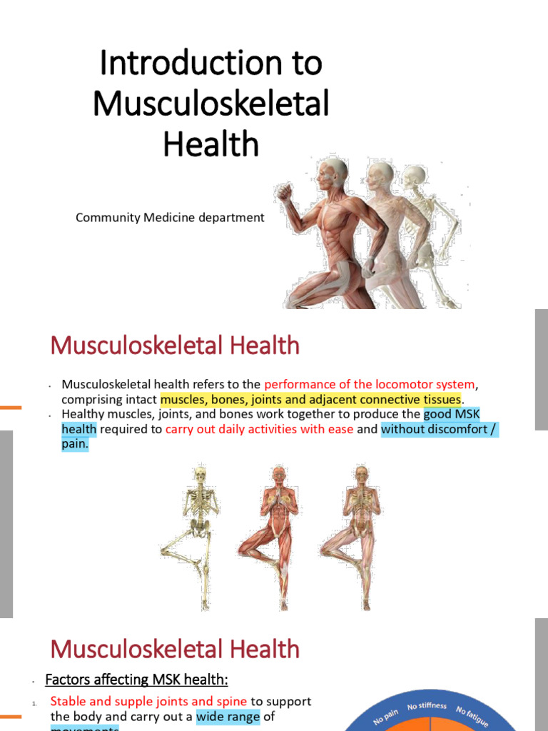 Understanding Musculoskeletal Health | PDF | Osteoarthritis | Arthritis