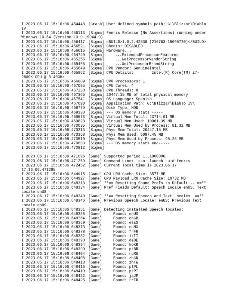 Fenris Debug | PDF | Computing | Computer Science