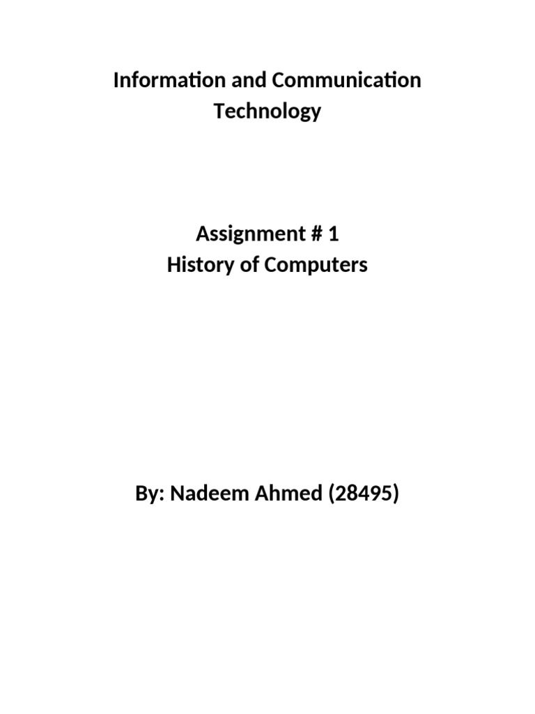 COMPUTING BASICS Chapter 1 History of Computers | PDF | Home & Garden ... COMPUTING BASICS Chapter 1 History of Computers | PDF | Home & Garden ...