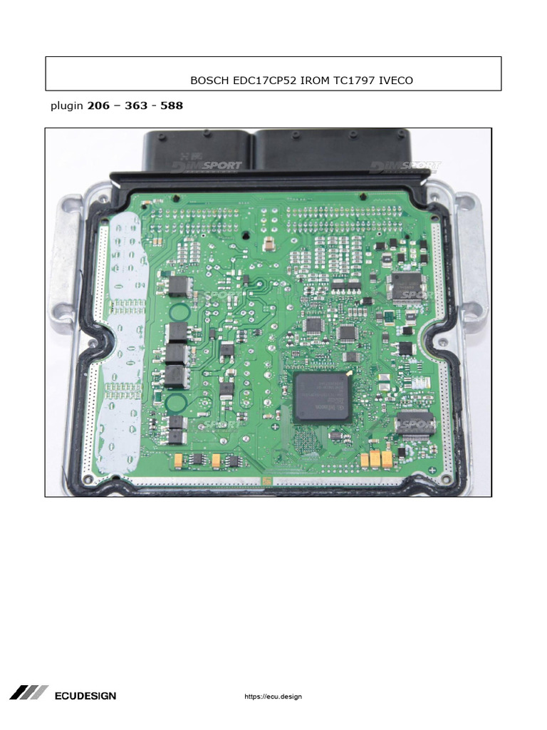 Bosch Edc17cp52 Irom tc1797 Iveco | PDF