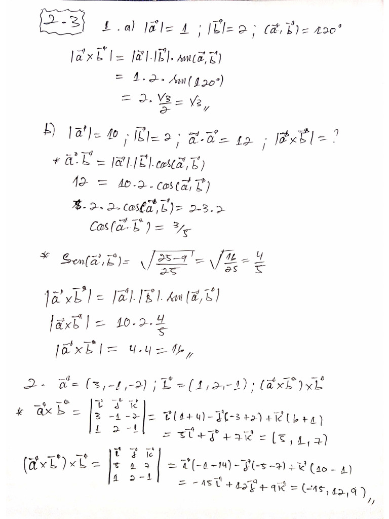 Alga Exercícios 2 | PDF