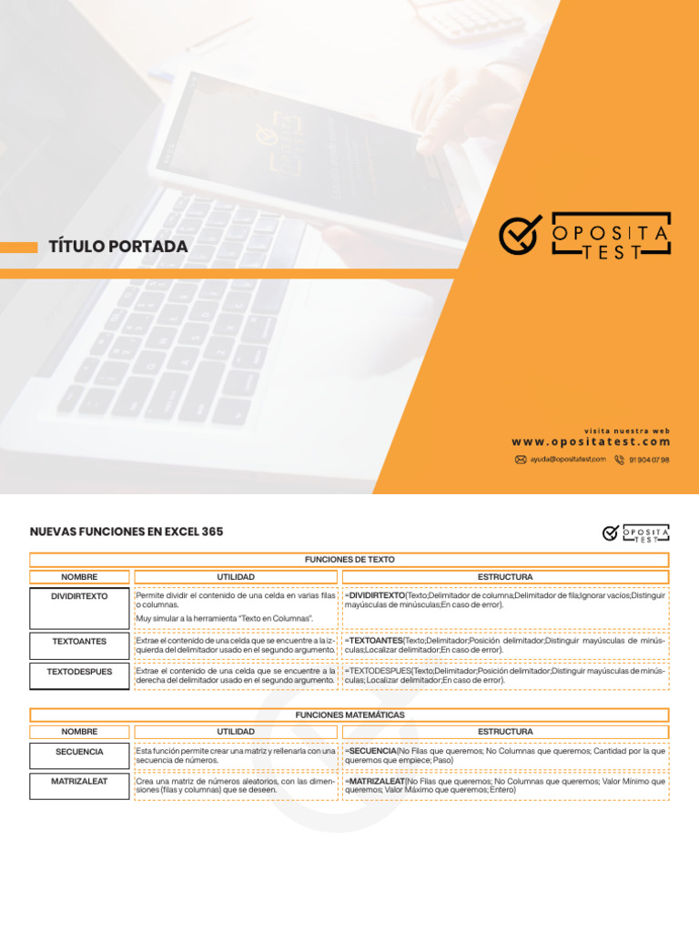 nuevas-funciones-excel-365-2024-09-24 | PDF | Matriz (Matemáticas) | Microsoft Excel