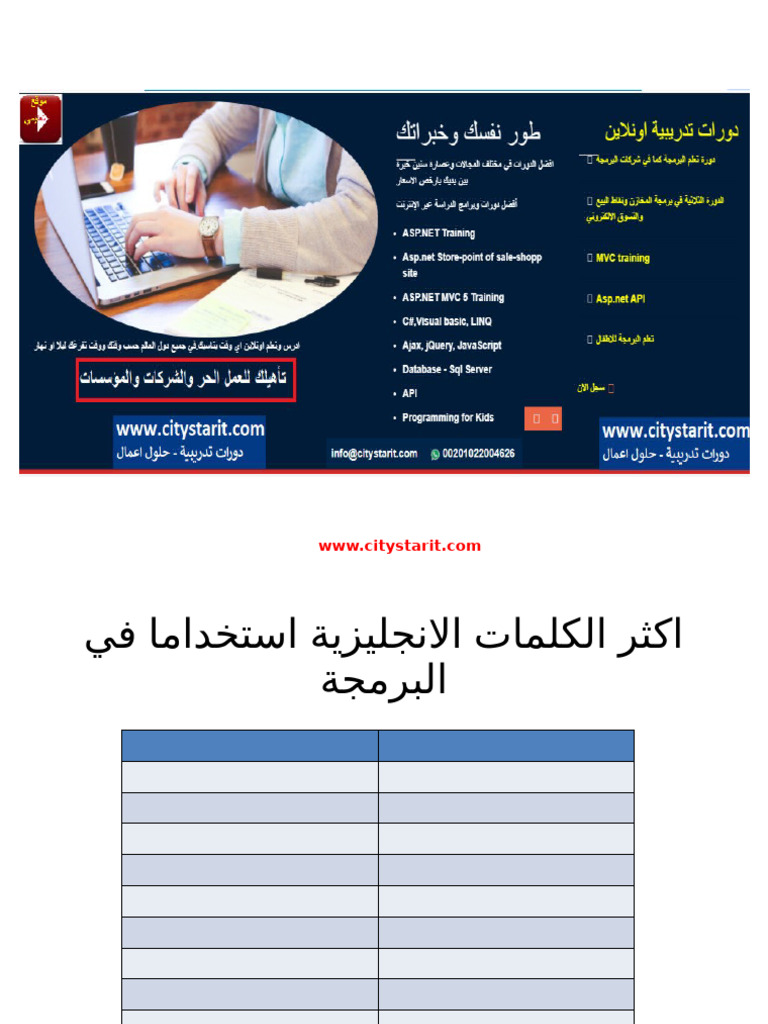 Arabic English Programming Words Pdf 0705