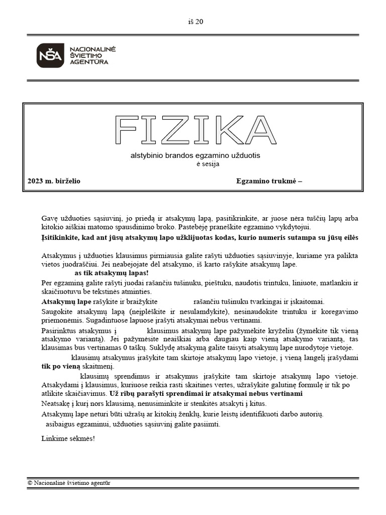FIZ Pagr 2023-1 | PDF