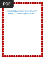 Jecha Beektotaa Addunyaa | PDF