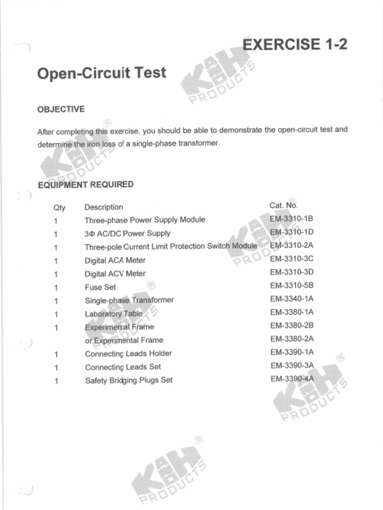 EXP1 Lab Handout | PDF