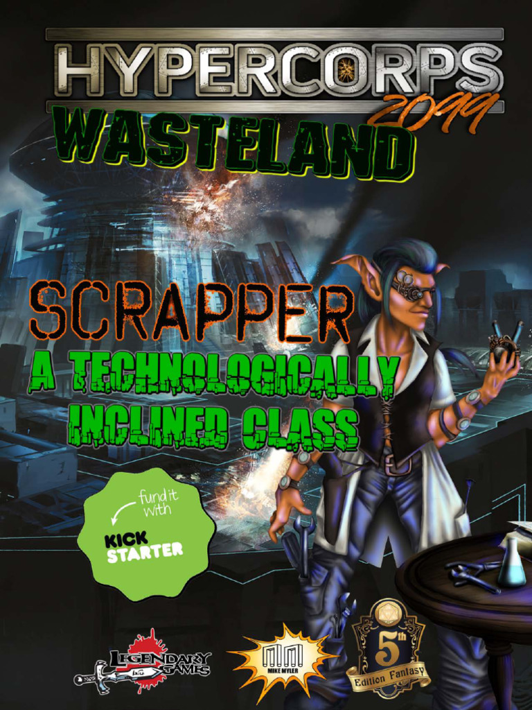 Hypercorps 2099 Wasteland The Scrapper Class | PDF | Copyright | Derivative Work