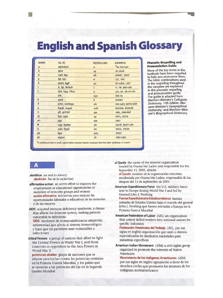 6th Grade US History NEW Textbook Glossary | PDF