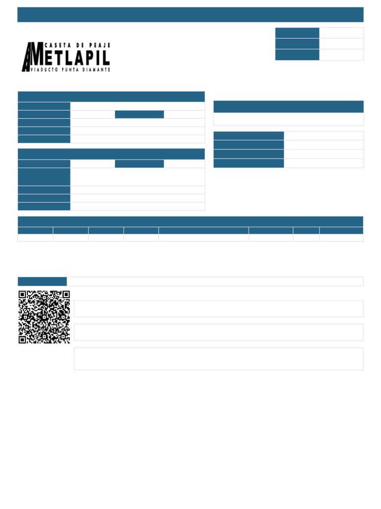 Metlapil Fac125722 | PDF | Factura | Economias