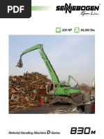 Sennebogen 830M Material Handler Specs | PDF | Engines | Automotive ...