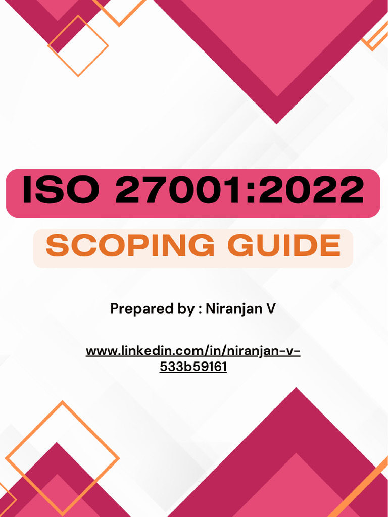 ISO 27001_2022 Scoping Guide | PDF | Computing | Information Technology ISO 27001_2022 Scoping Guide | PDF | Computing | Information Technology