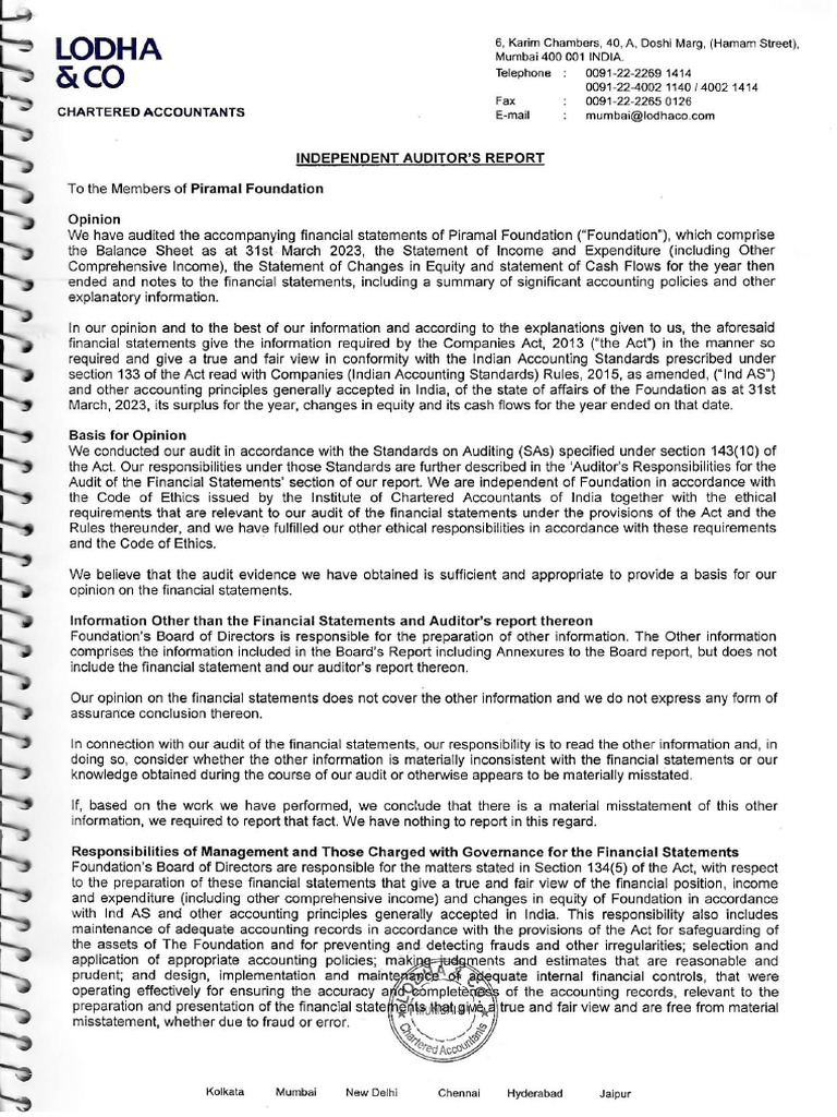 Financial Statements | PDF