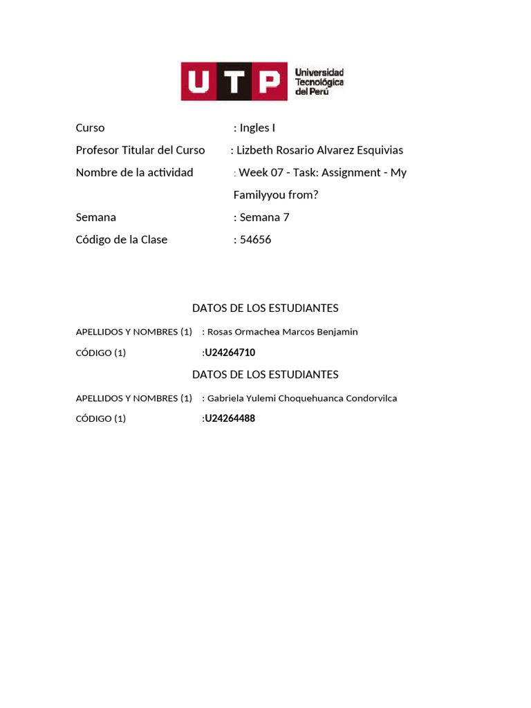 Semana 2 Tarea | PDF | Self-Improvement | Wellness