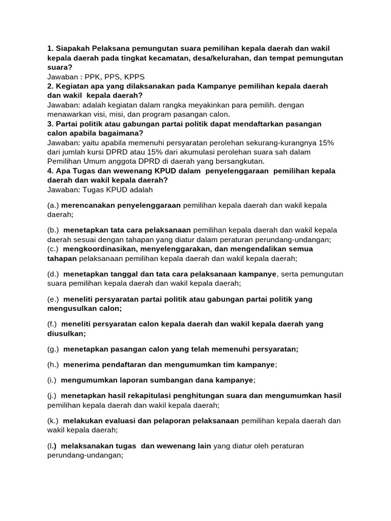 Contoh Soal Pps | PDF | Hukum