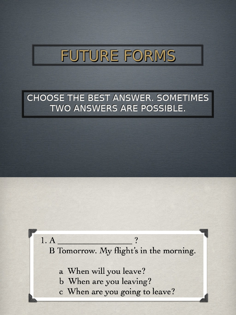 Furture Forms | PDF