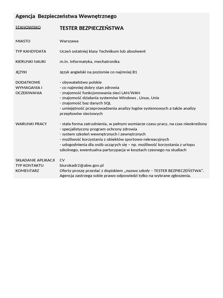 TESTER-BEZPIECZENSTWA | PDF TESTER-BEZPIECZENSTWA | PDF