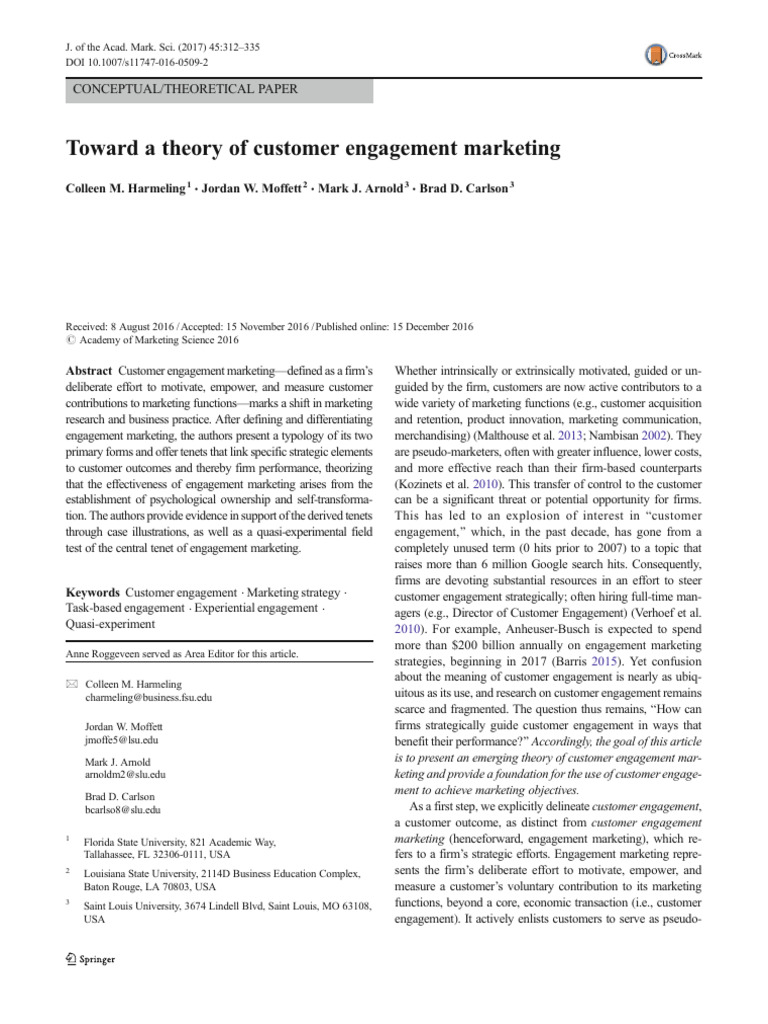 Harmeling | PDF | Marketing | Innovation