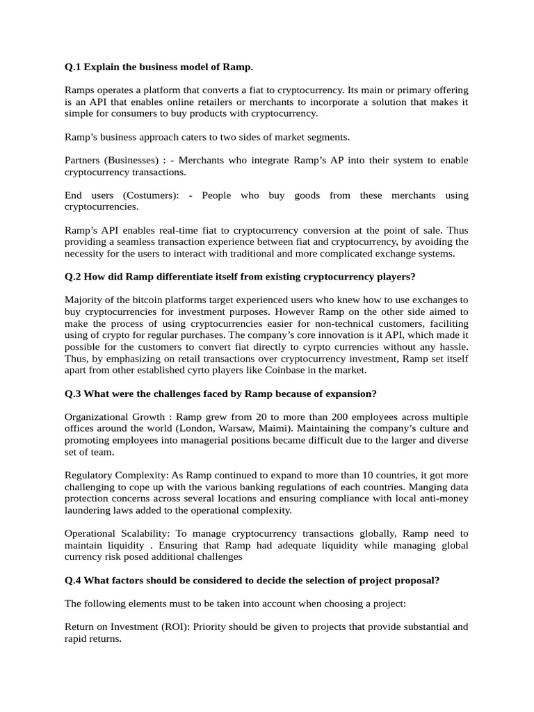 Crypto Case Study - IT | PDF | Cryptocurrency | Economies