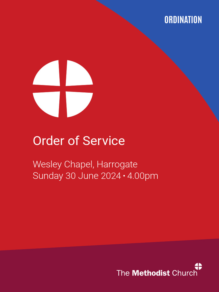 Methodist Ordination Service 2024 | PDF | Lord's Prayer | Jesus