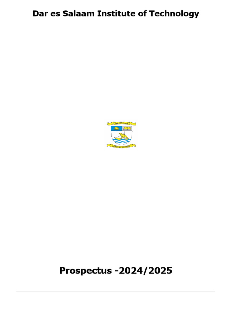 Dit Prospect 2024-2025 | PDF | Engineering | Diploma