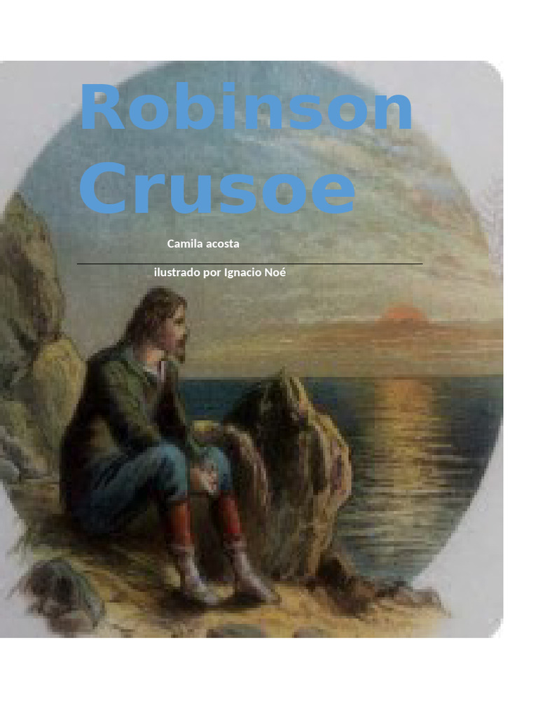 Robinson Crusoe Aventura Y Naufragio Pdf Robinson Crusoe Envío