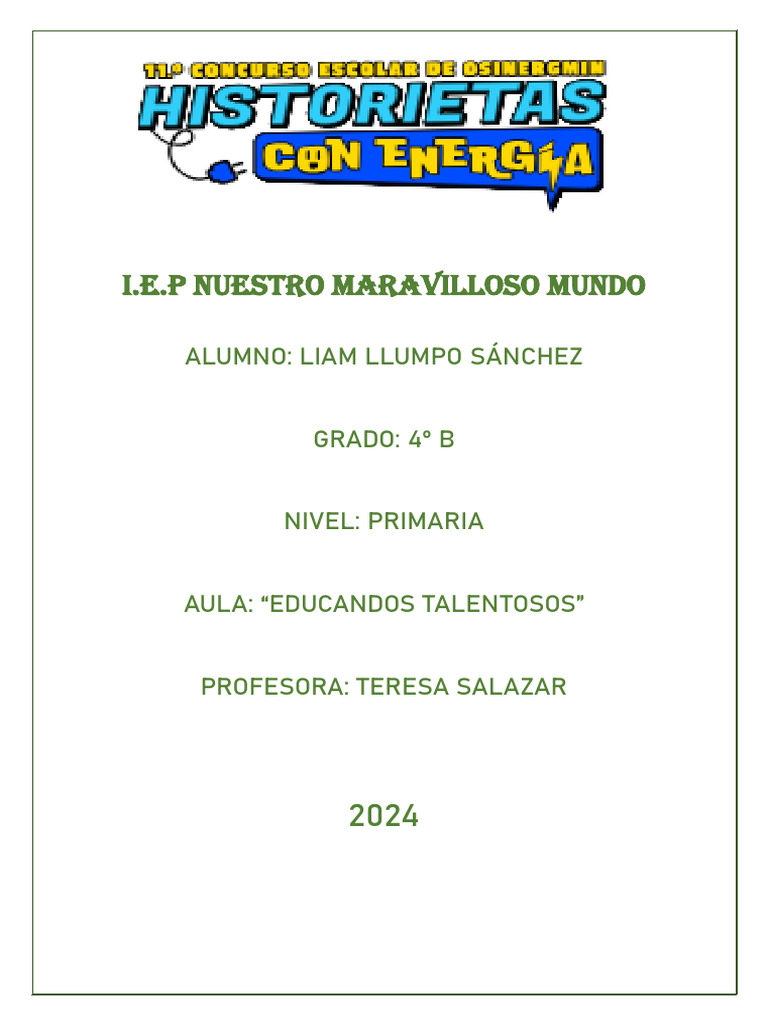 Historieta Liam | PDF