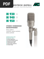 Shure MXA920 Ceiling Microphone Specs | PDF | Microphone | Electrical ...