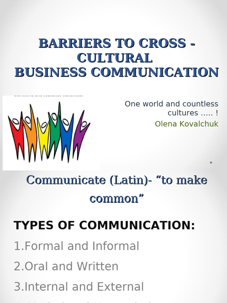 BusinessCOMMUNICATION | PDF | Nonverbal Communication | Human Communication