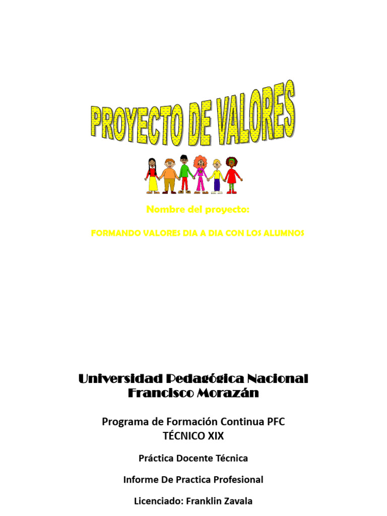 Proyecto de Valores | PDF | Comportamiento | Amor