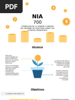 NIA 700 Formacion de La Opinion e Informe de Auditoria Sobre Estados Financieros | PDF ...