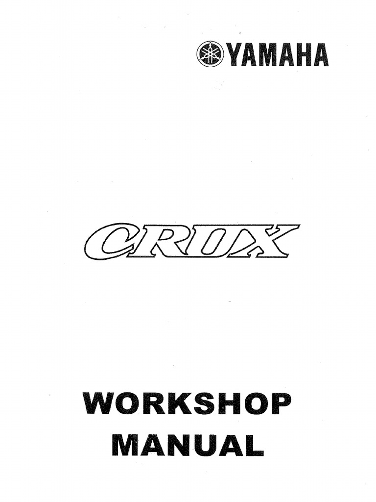 CRUX YD110pdf | PDF