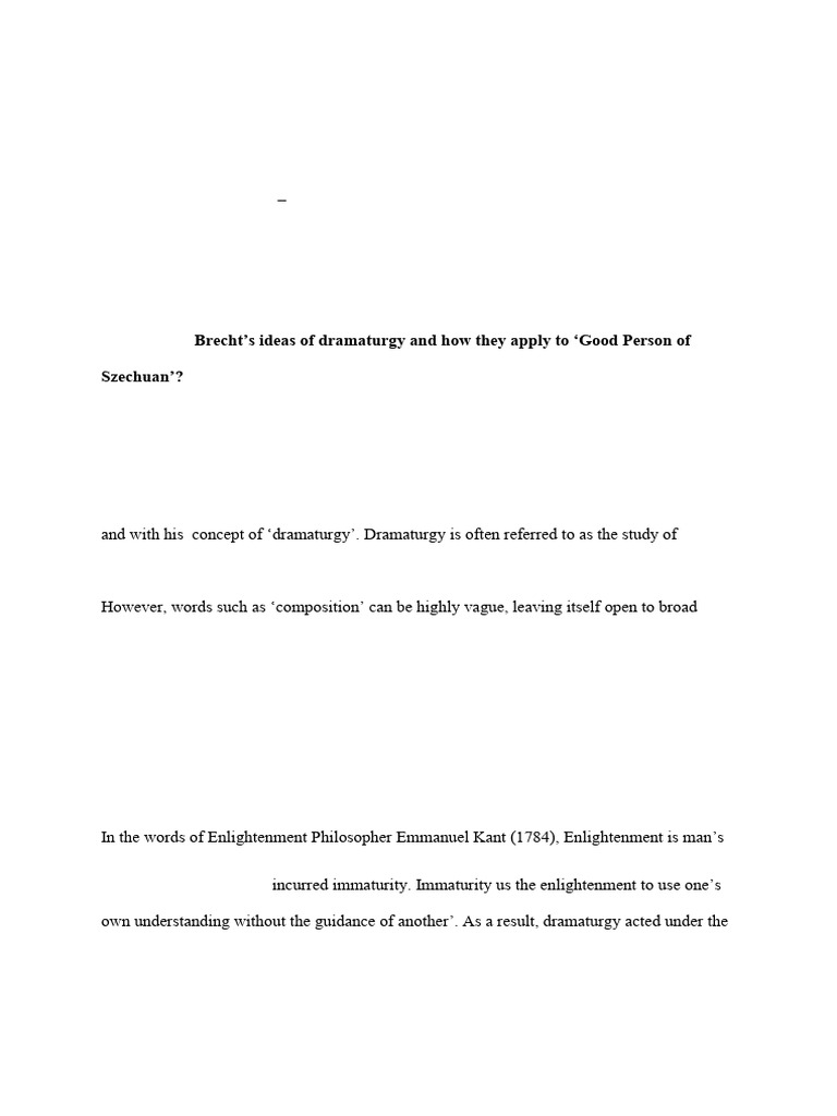 Modern European Drama Assignment | PDF | Theatre