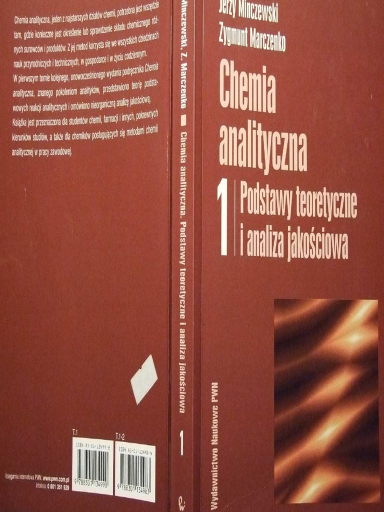 Minczewski J., Marczenko Z. - Chemia Analityczna t.1 | PDF