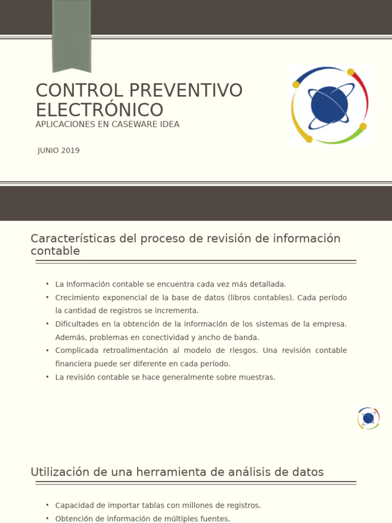 Control Preventivo | PDF | Contabilidad | Bases de datos
