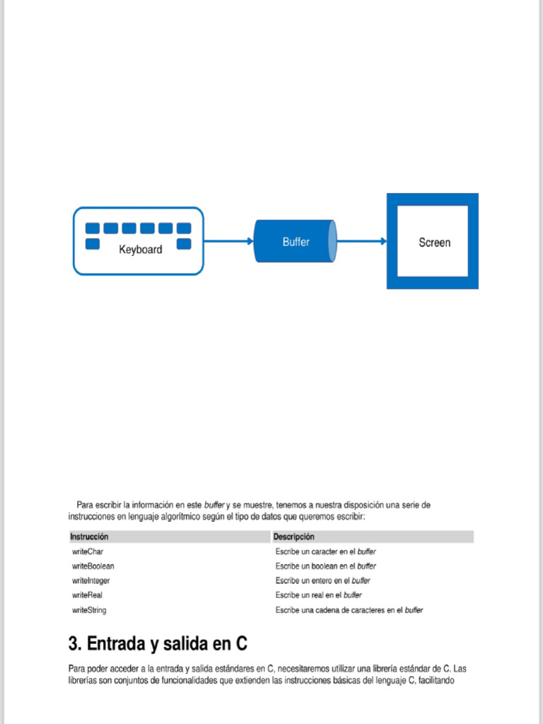 Entrada Salida C 3 | PDF