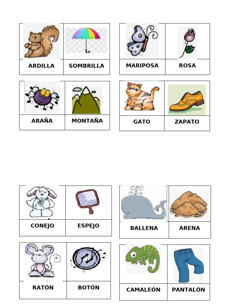 Tarjetas Con Rimas | PDF