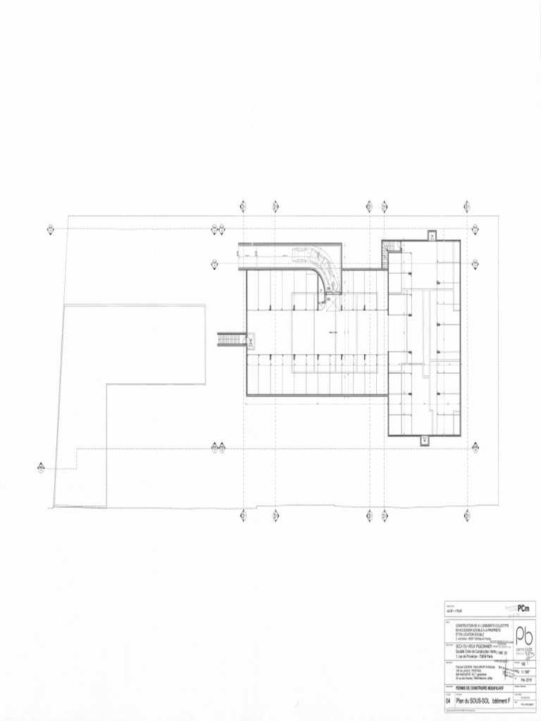 E - 04 - PLAN - SOUS - SOL - BAT-Fx BXBXNCNC'GHJHHH | PDF