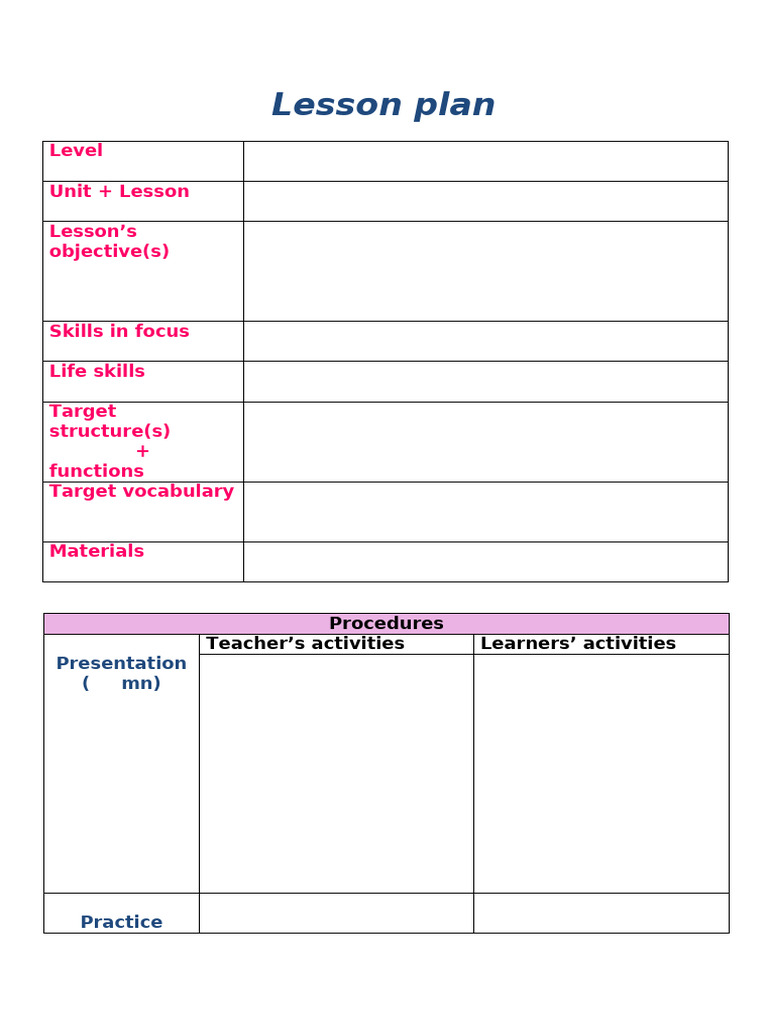 Lesson Plan 6th Grade | PDF | Art